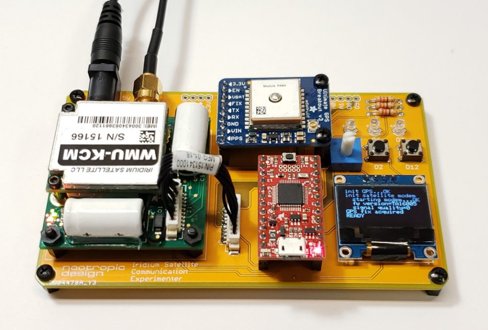 Iridium Satellite Communication with Arduino | Project Lab